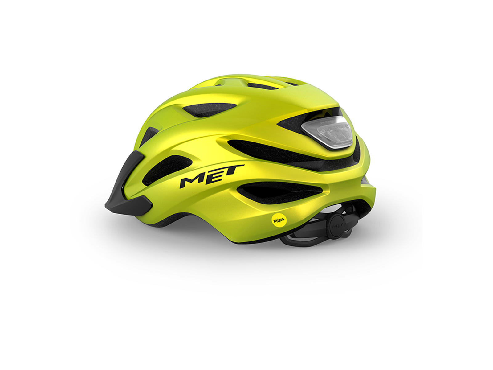 MET Crossover MIPS - Cykelhjelm - Mat lime gul (DKK 799,00)