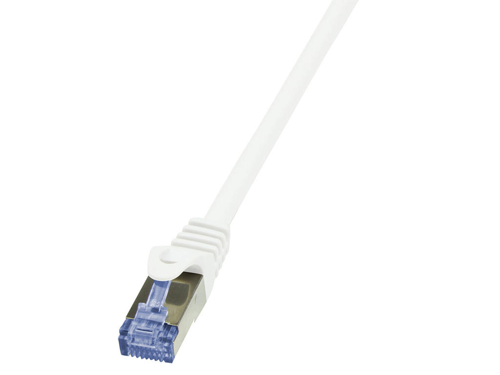 Køb LogiLink 3m Cat.6A 10G S/FTP netværkskabel Hvid Cat6a S/FTP (S-STP) hos Kontor Syd