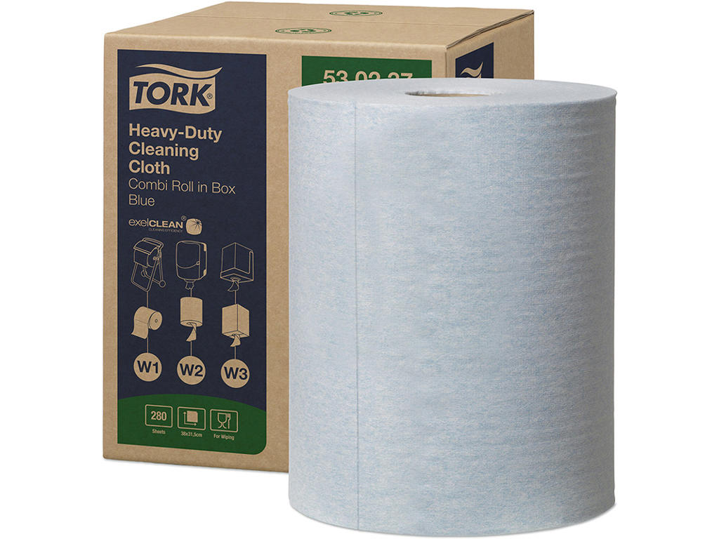 Køb Aftørringsrulle, Udvendig oprulning og centertræk, 1 lag, 1 rulle ...