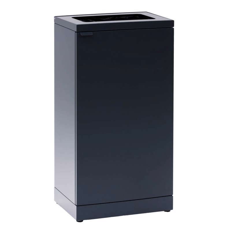 Køb Affaldscontainer affaldssortering Bica 857 95L, sort hos ...