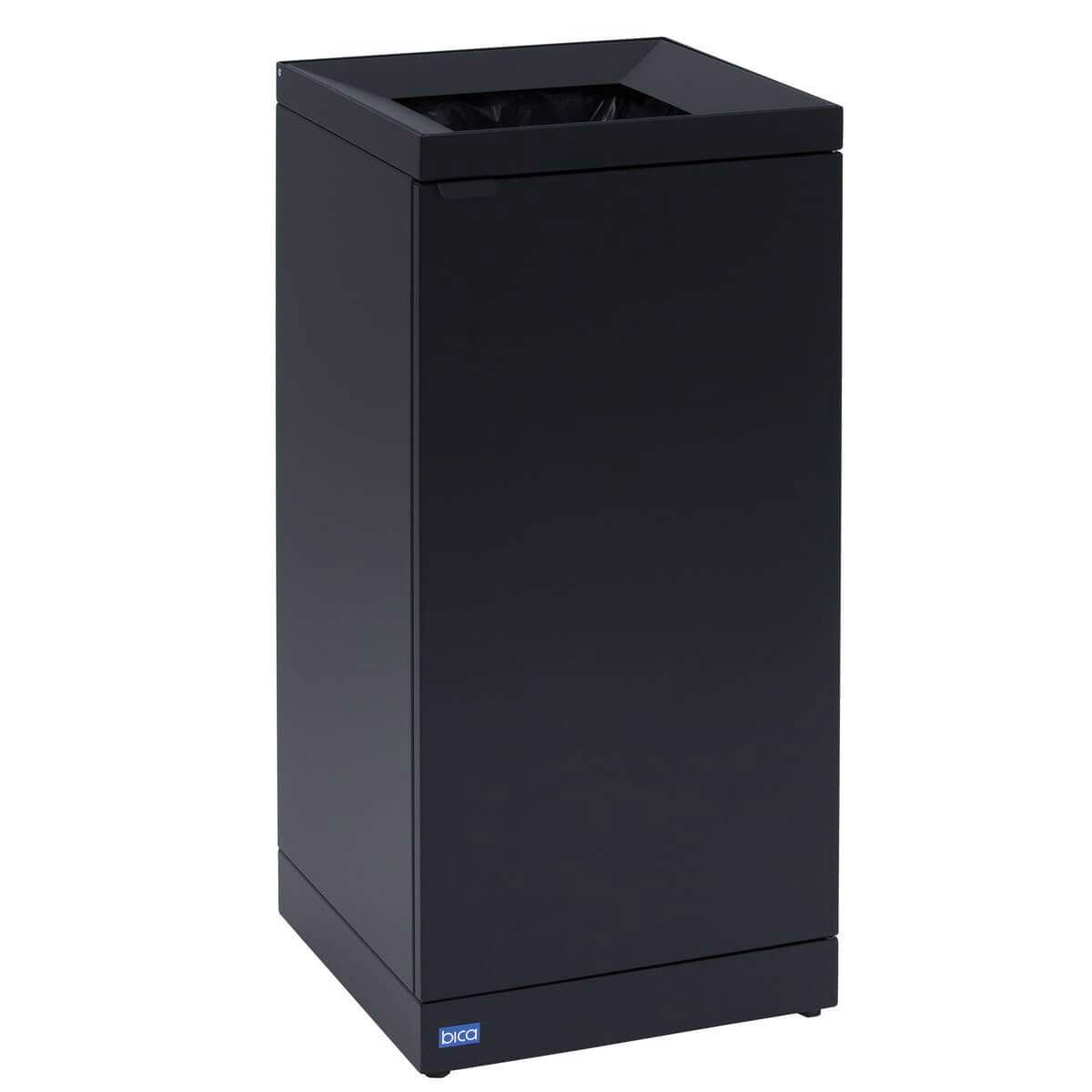 Køb Affaldscontainer affaldssortering Bica 228 100L, sort hos ...