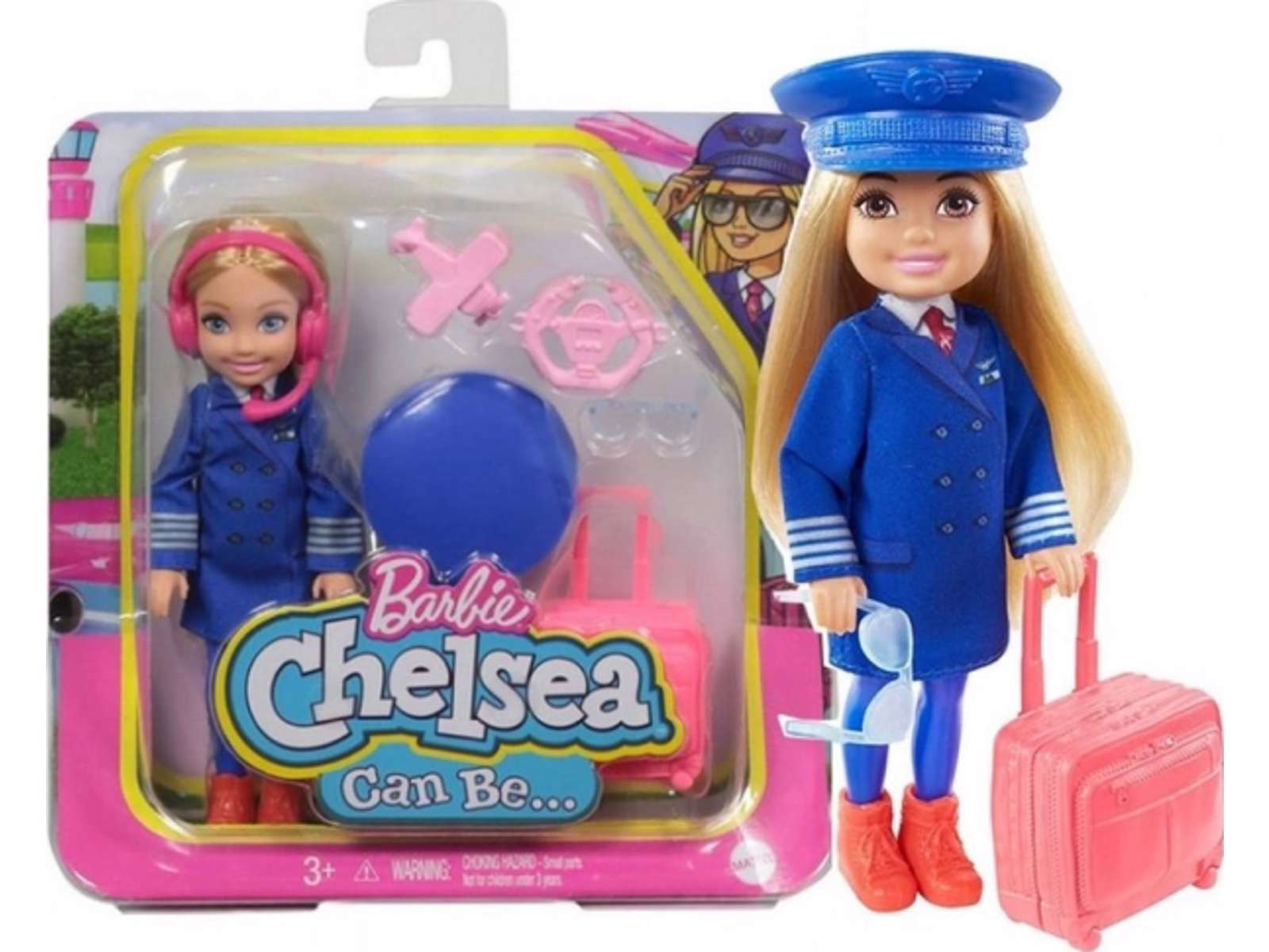 Køb Barbie Chelsea Can Be Anything Pilot Doll hos Superhelten Legetøj