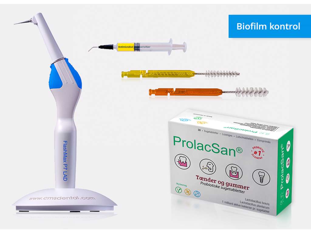 Biofilm Control with ProlacSan, Flashbax system, root n screw from CMS ...