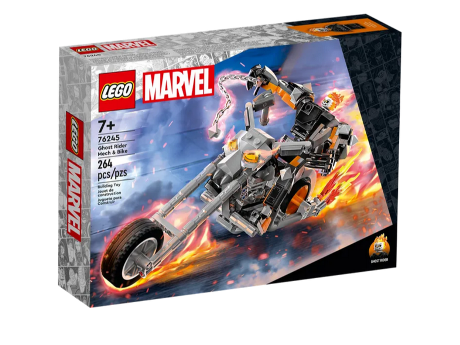 Køb LEGO Super Heroes - Ghost Riders kamprobot og motorcykel - 76245 ...