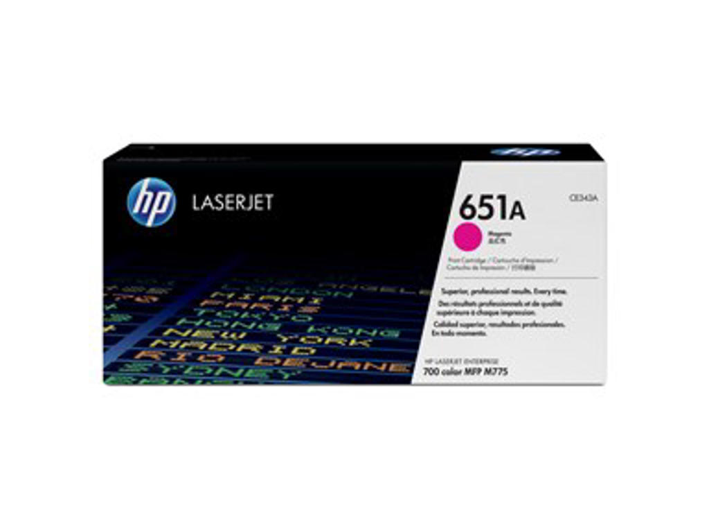 Køb HP 651A toner CE343A magenta hos Hertels Boresko A/S