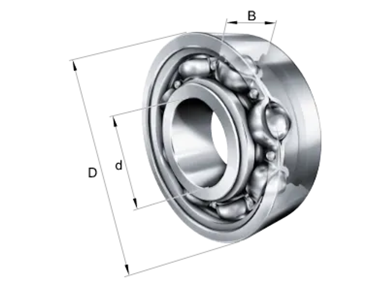 Sporkugleleje FAG 16005