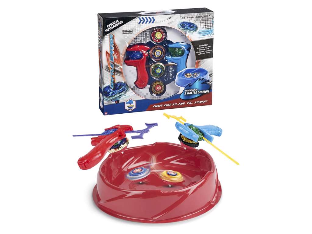 Køb Battle Spinner kamparena sæt hos Superhelten Legetøj