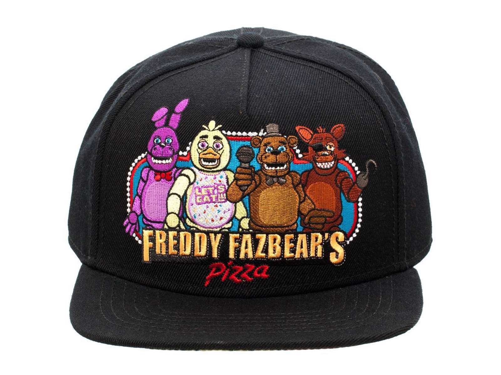 Køb Five Nights at Freddy's Snap Back kasket med Freddy Fazbear's Pizza ...