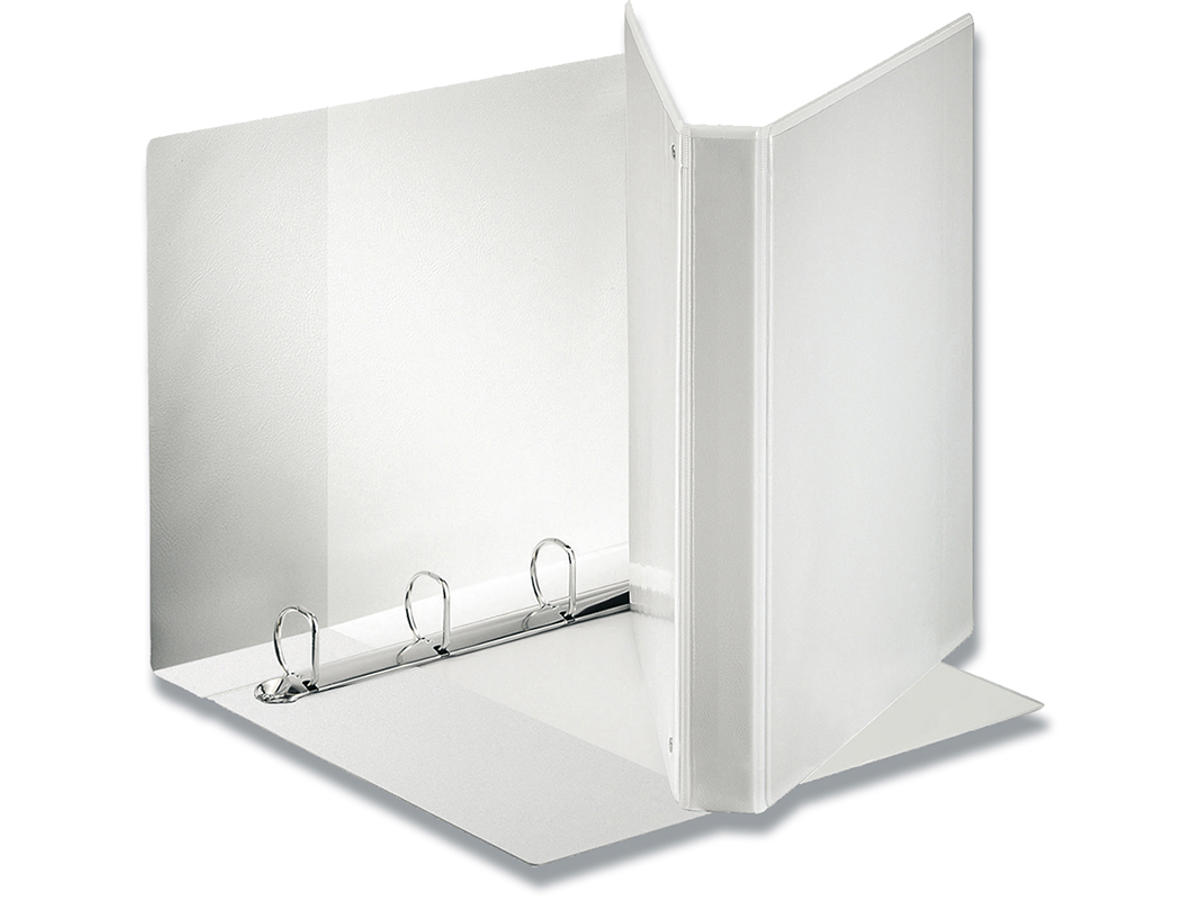 Køb Ringbind, A4 Maxi, 4 D-ringe, Ø25 mm, 4.4 cm, Hvid, Esselte ...