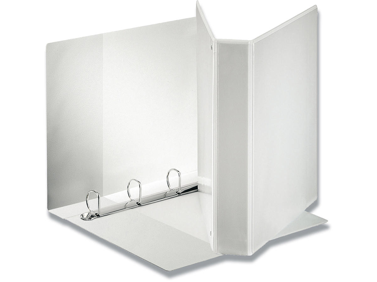 Køb Ringbind, A4 Maxi, 4 D-ringe, Ø40 mm, 6.3 cm, Hvid, Esselte ...