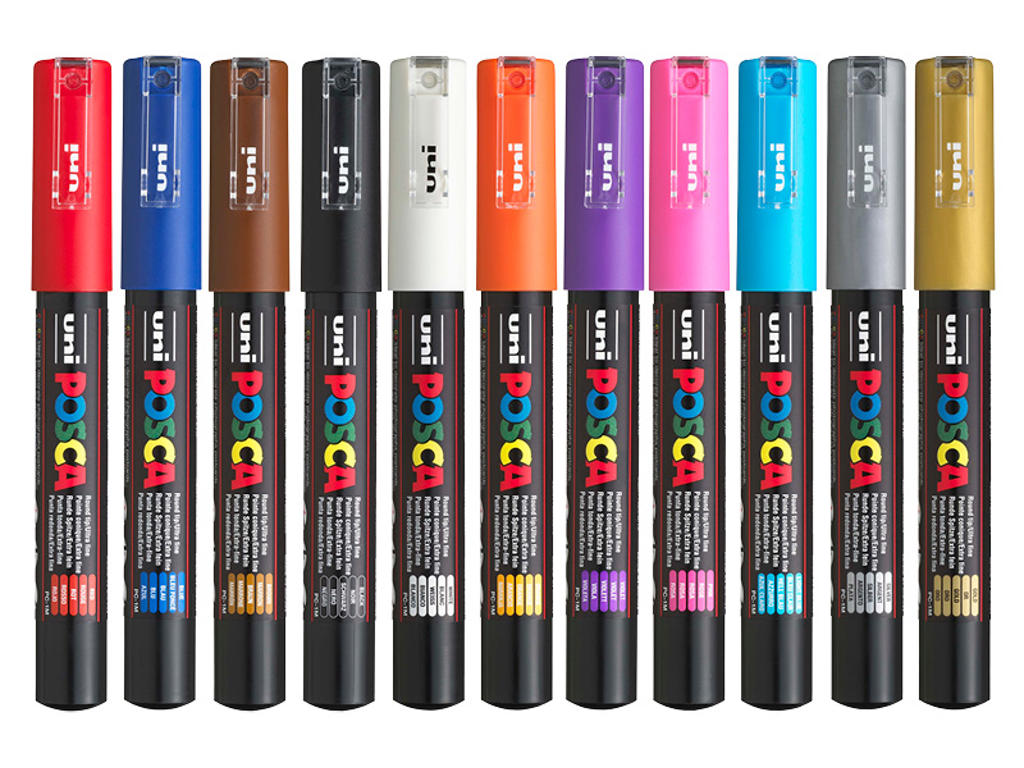 Posca Tusser | Køb posca tuscher online hos Kontor Syd