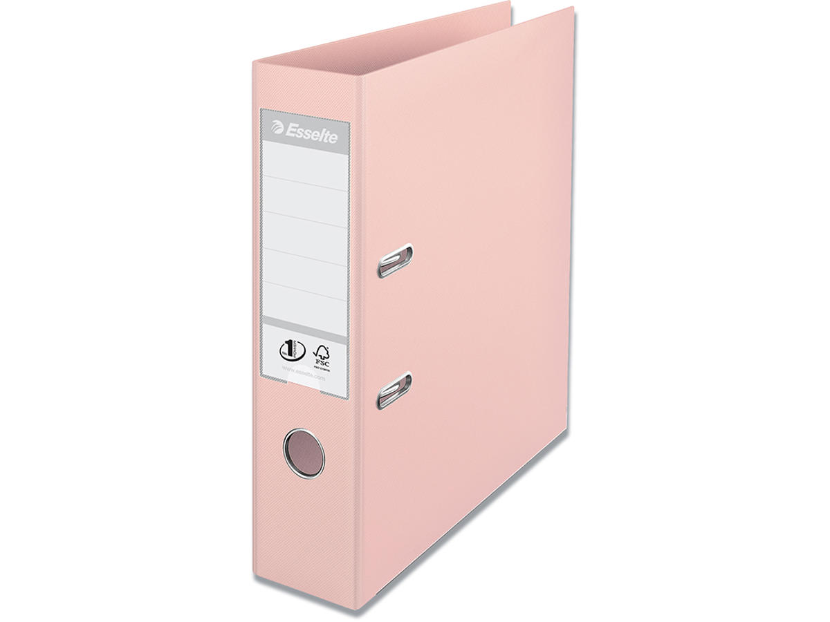 Køb Brevordner, A4, 7.5 cm, Fersken, Esselte No.1 Solea Bred hos Kontor Syd