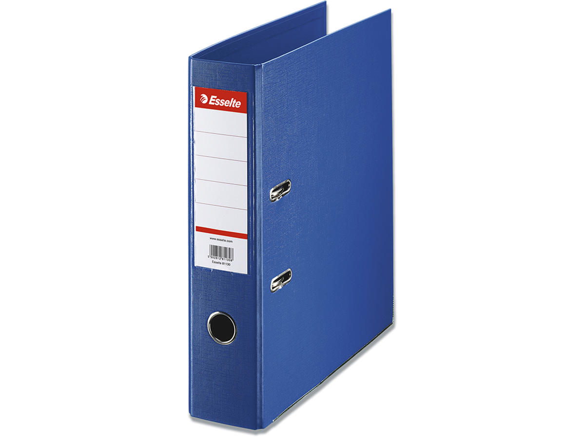 Køb Brevordner, A4, 7.5 cm, Blå, Esselte Bred hos Kontor Syd