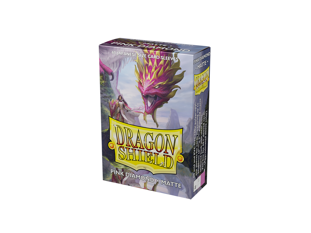 Køb Dragon Shield Pink diamond matte - Japanese size hos Superhelten ...