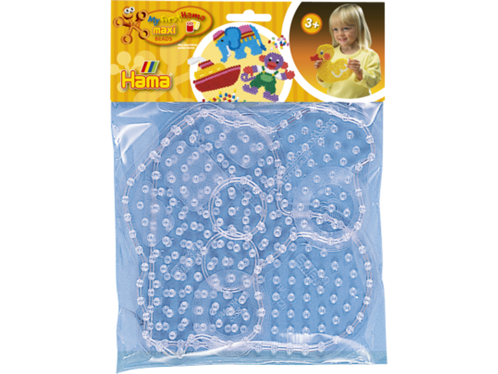 Køb Hama Maxi Perler Stiftplade m/ Bil og Hjerte hos Superhelten Legetøj