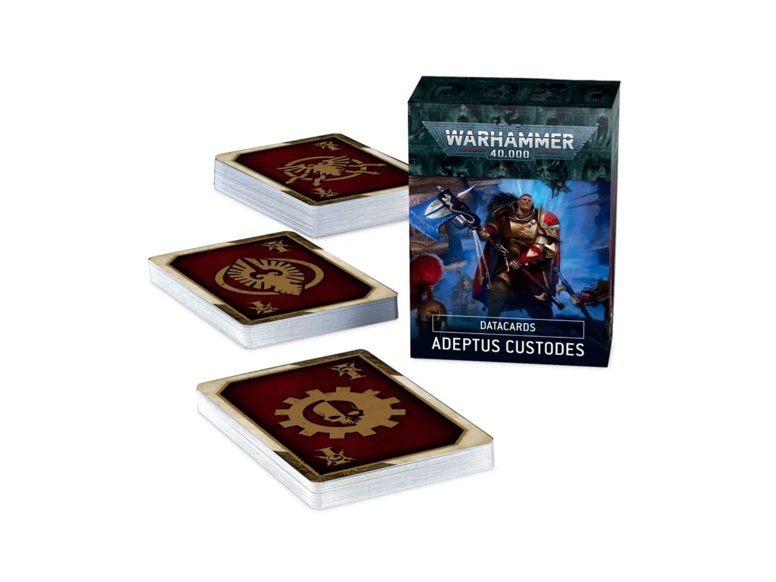 Køb Datacards Adeptus Custodes Warhammer 40.000 hos Superhelten Legetøj