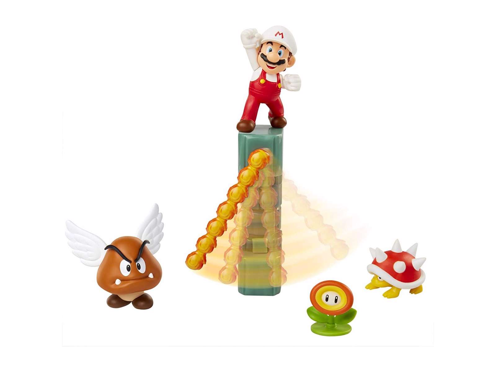 Køb Super Mario lava diorama legesæt hos Superhelten Legetøj