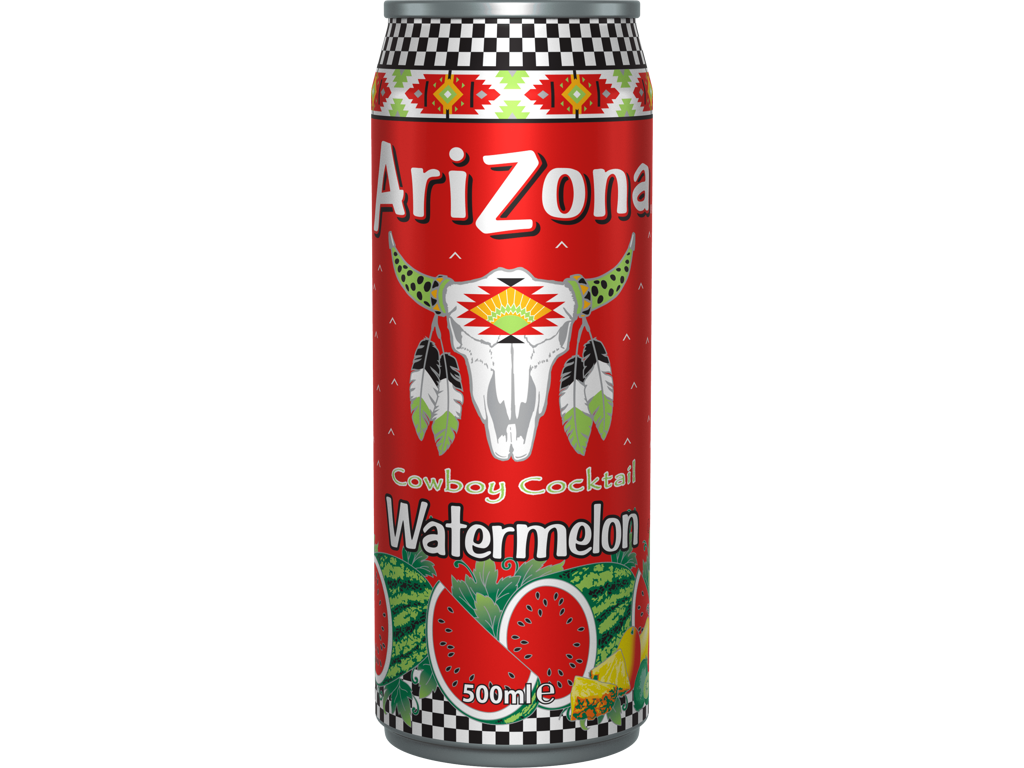 Køb AriZona Cowboy Cocktail Watermelon 500 ml hos Hansen & Co