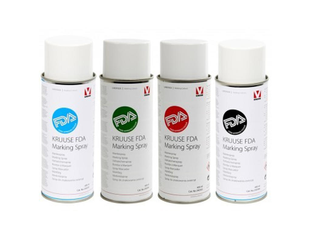 Køb MÆRKESPRAY FØDEVAREGODKENDT 400 ML 12 STK. hos Ornestation Mors ApS