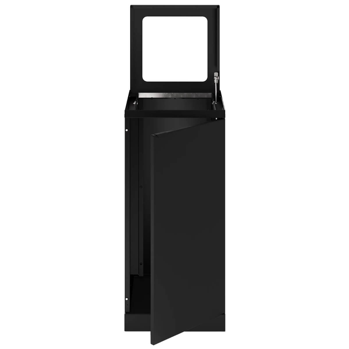 Køb Affaldscontainer affaldssortering Bica 228 100L, sort hos ...
