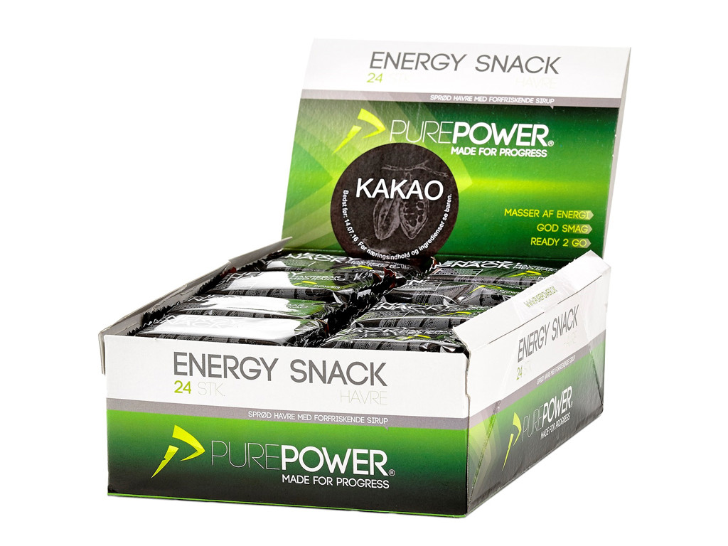 PurePower Energy Snack - Kakao 60 gram (DKK 14,00)