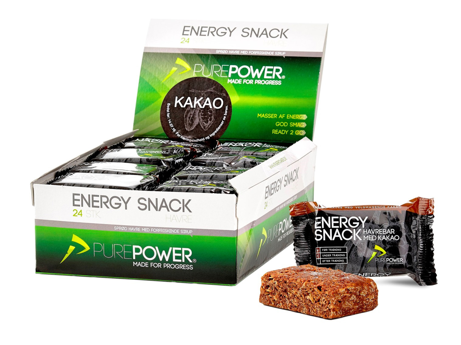 PurePower Energy Snack - Kakao 60 gram (DKK 14,00)