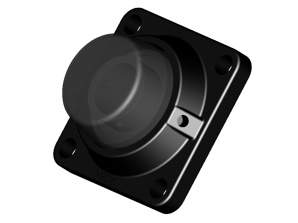 Buy 4 Bolt Flanged Housing Unit at PTI Europa A/S